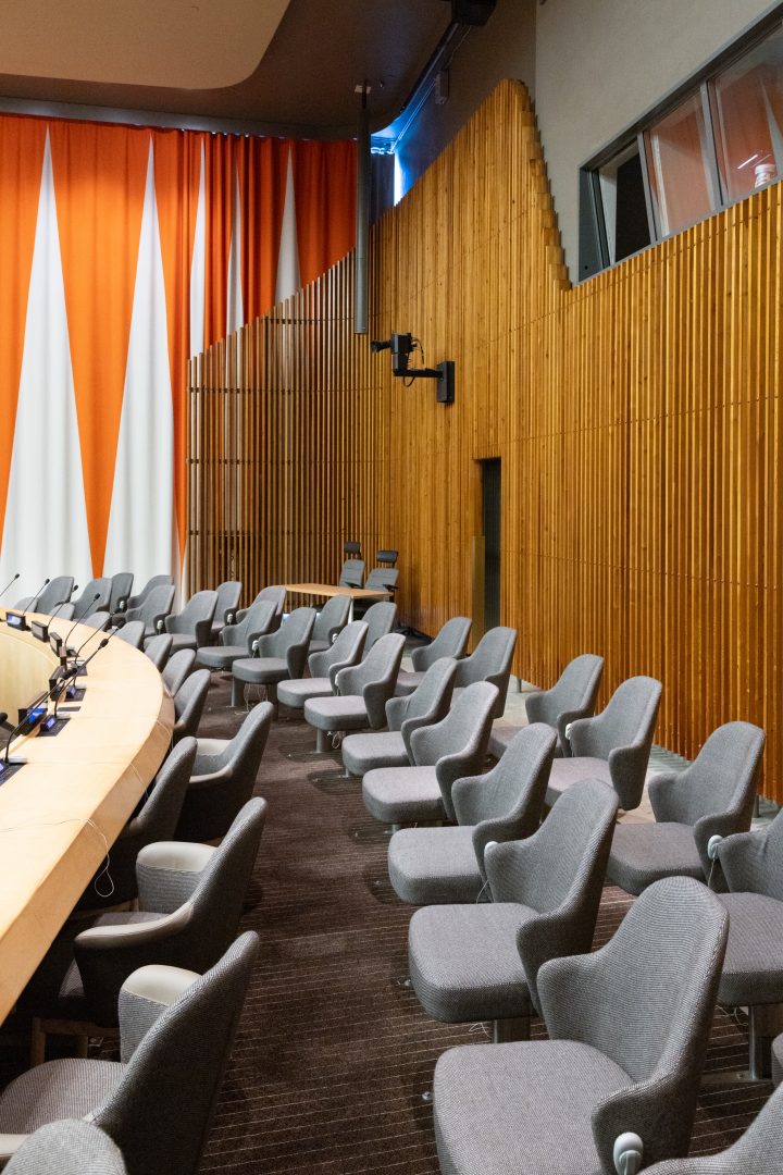 New chairs in the ECOSOC chamber | Gärsnäs